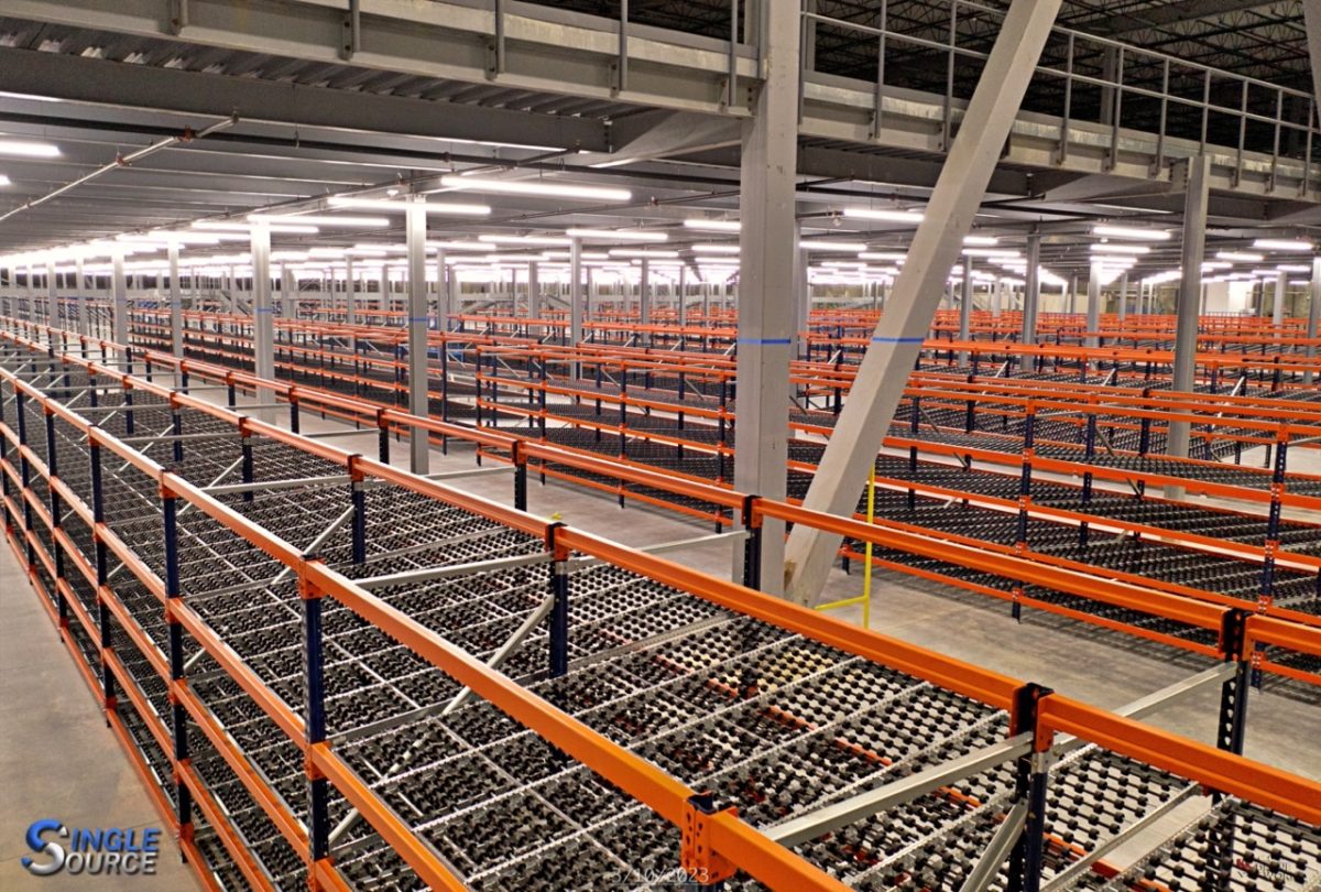 Pallet Flow Racking Installation | Single Source Systems Inc.